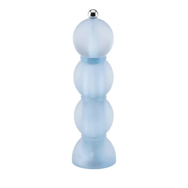 ADDISON ROSS Frosty Bobbin Salt Or Pepper Mill Grinder - Blue