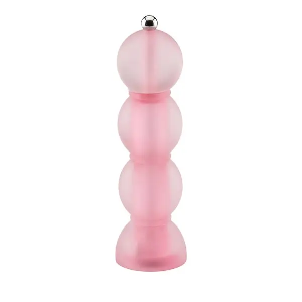 ADDISON ROSS Frosty Bobbin Salt Or Pepper Mill Grinder - Pink