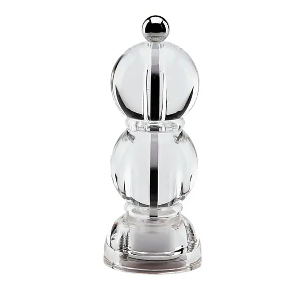 ADDISON ROSS Icy Bobbin Salt Or Pepper Mill Grinder - Clear