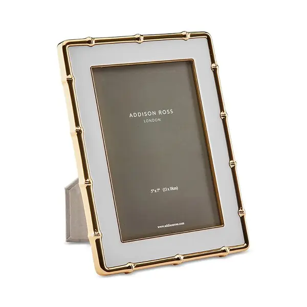ADDISON ROSS LONDON Bamboo Photo Frame, 5 X 7 - White