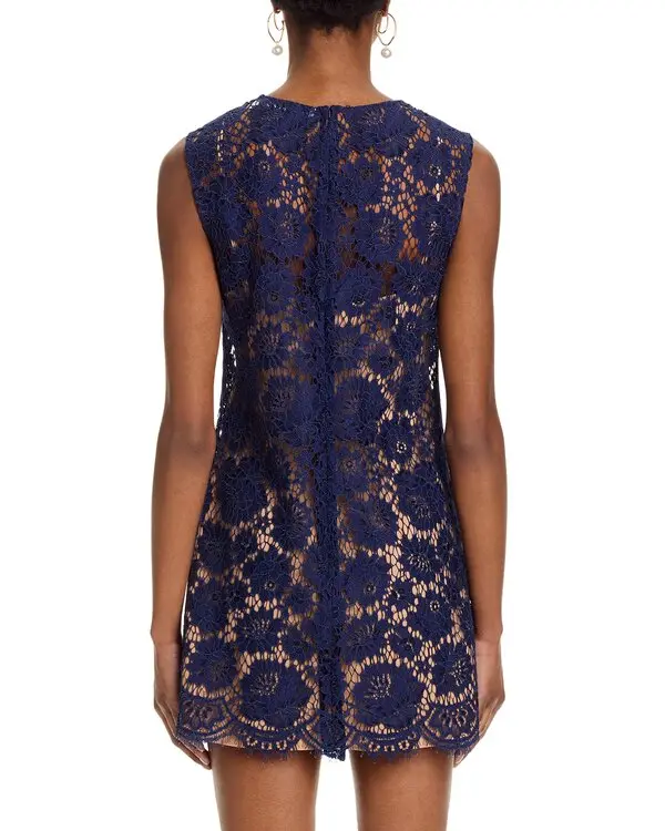 SELF-PORTRAIT Fine Lace Mini Dress Exclusive