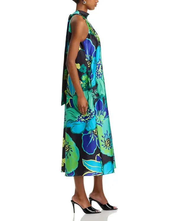 UNGARO Zuri Floral Dress