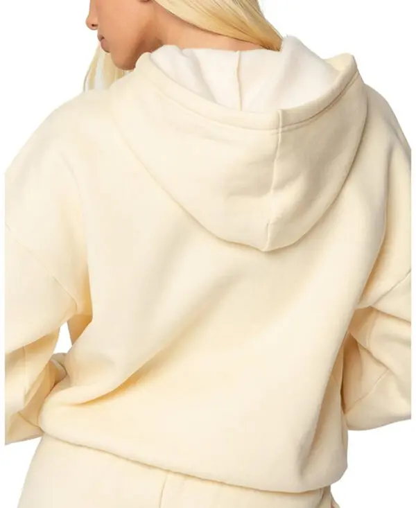 EDIKTED Orchid Babe Hoodie - Yellow