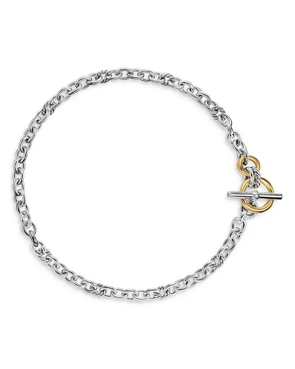 David Yurman Mercer Toggle Chain Necklace - Silver/gold
