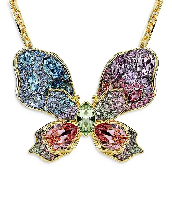 SWAROVSKI Idyllia Butterfly Pendant Necklace - Multi