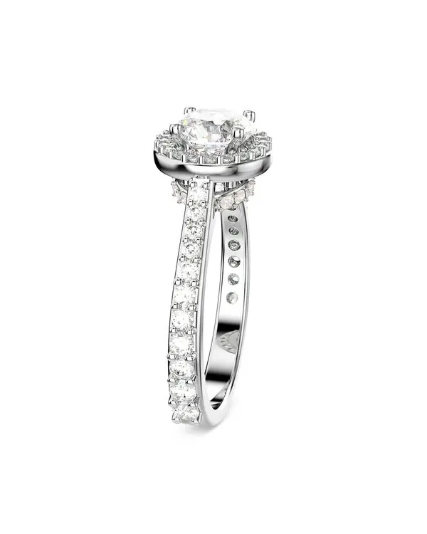 SWAROVSKI Una Crystal Halo Ring - Silver