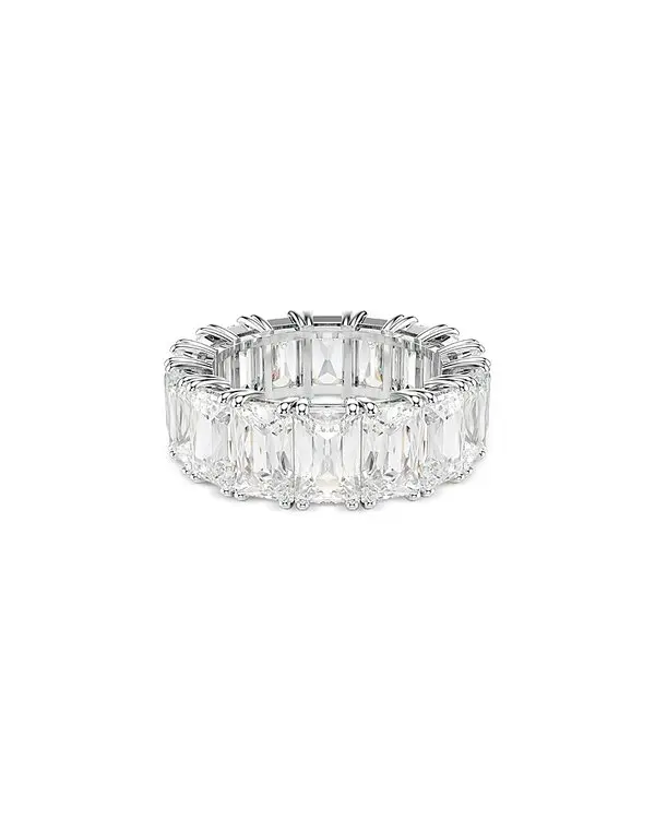 SWAROVSKI Matrix Crystal Eternity Band Ring - White