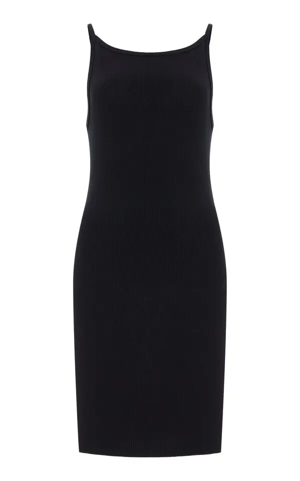 Eterne Iris Ribbed Mini Tank Dress