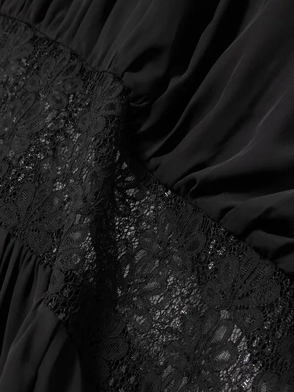 DIMA AYAD One-shoulder Draped Gown
