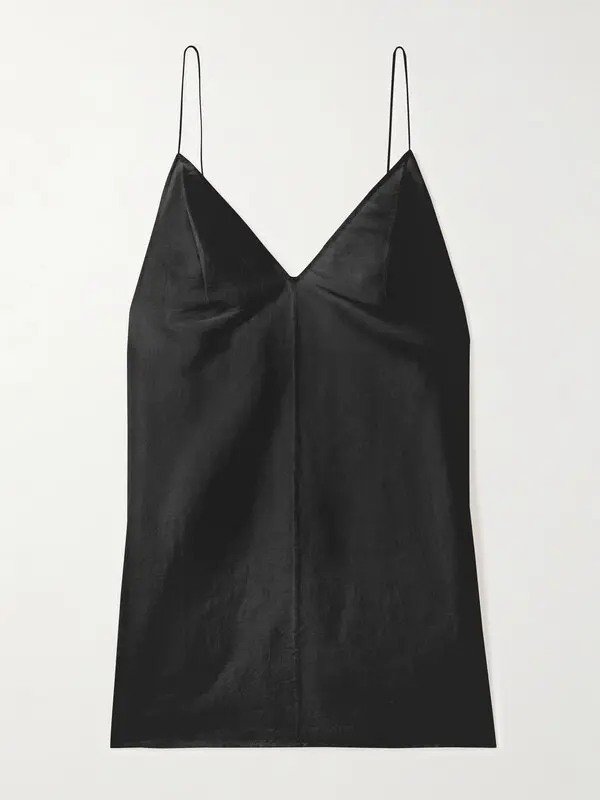Khaite Talsie Silk-organza Tank