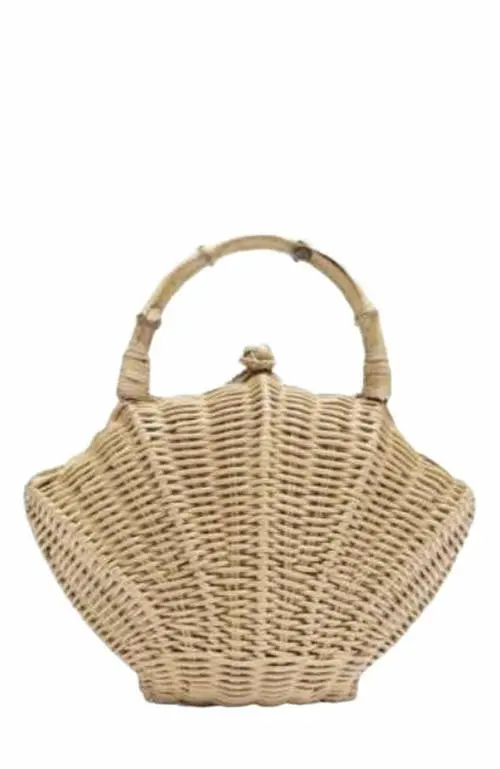 JELAVU Shelly Rattan Crossbody Bag