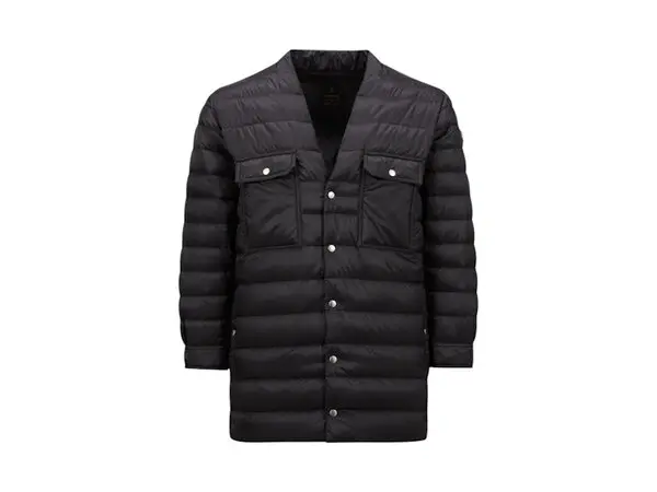 Rick Owens X Moncler Woven Outershirt - Black