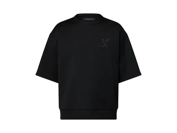 LOUIS VUITTON Embellished Jersey T-shirt