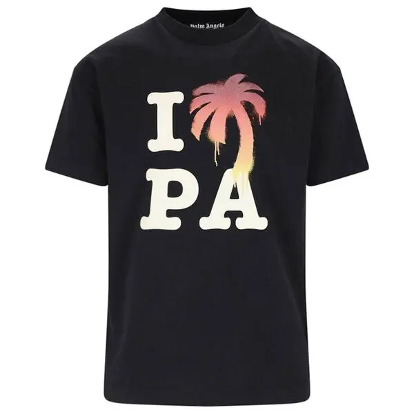 Palm Angels I Love Pa Logo T-shirt - Black