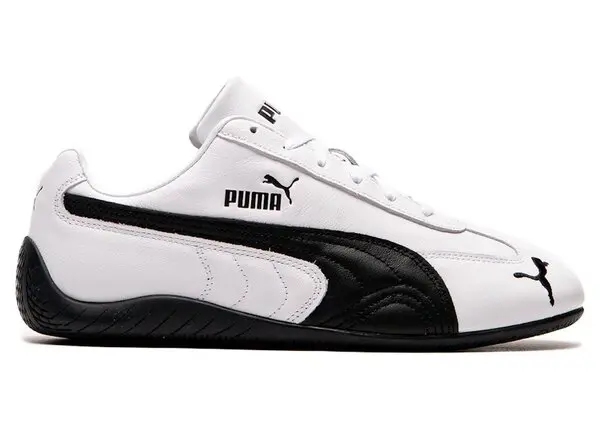 PUMA Speedcat Leather Sneakers - White/black