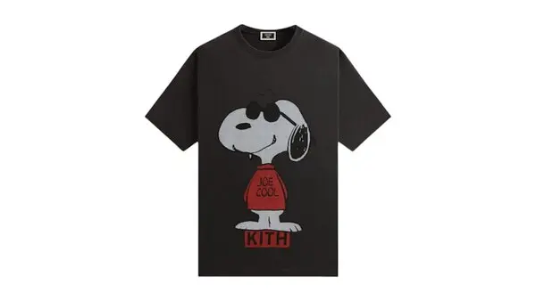Kith X Peanuts Joe Cool Vintage Tee Shirt - Black