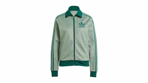Adidas Beckenbauer Track Top - Silver Green