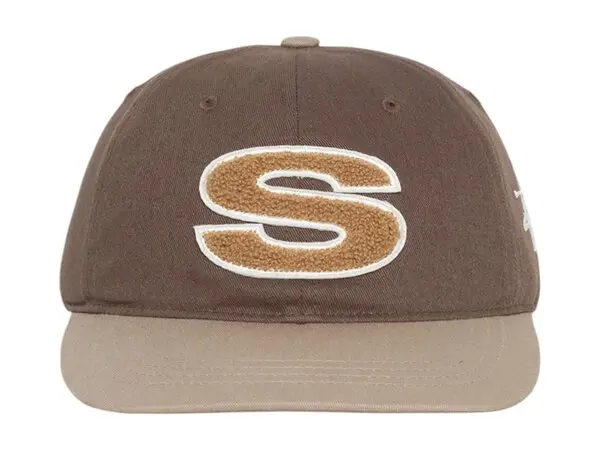 StÜssy Low Pro Chenille S Strapback Hat - Brown