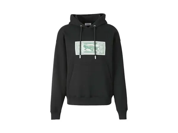 Off-White Banknote Arrow Skate Hoodie - Black/gr