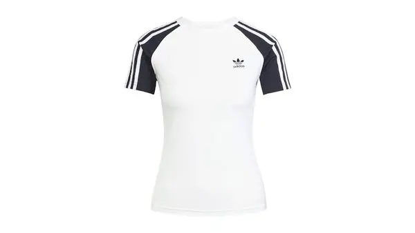 Adidas Adicolor 3-stripes Raglan Slim T-shirt - White/black