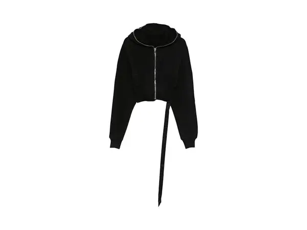 Rick Owens Collage Gimp Hoodie - Black