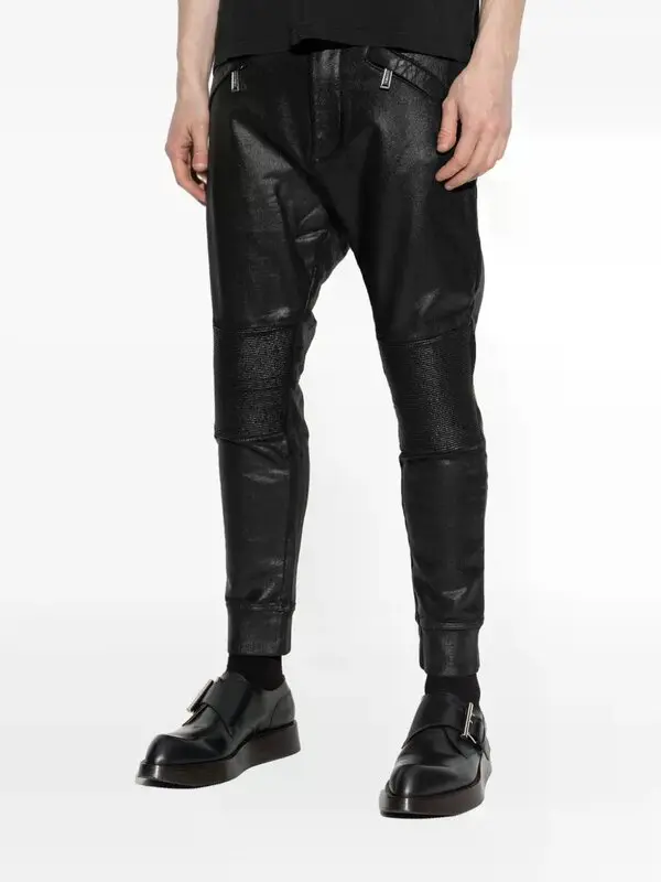 Dsquared2 Tapered Waxed Trousers