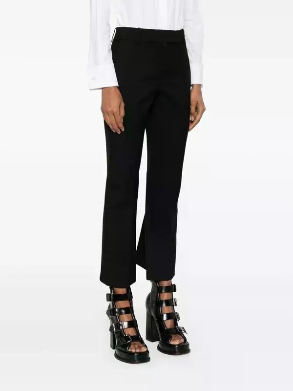 Alexander McQueen Pressed-crease Trousers