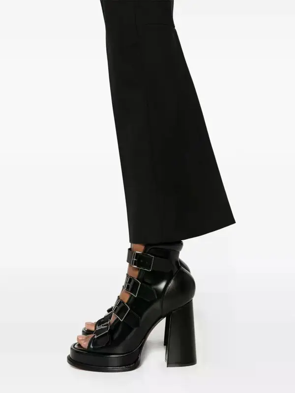 Alexander McQueen Pressed-crease Trousers