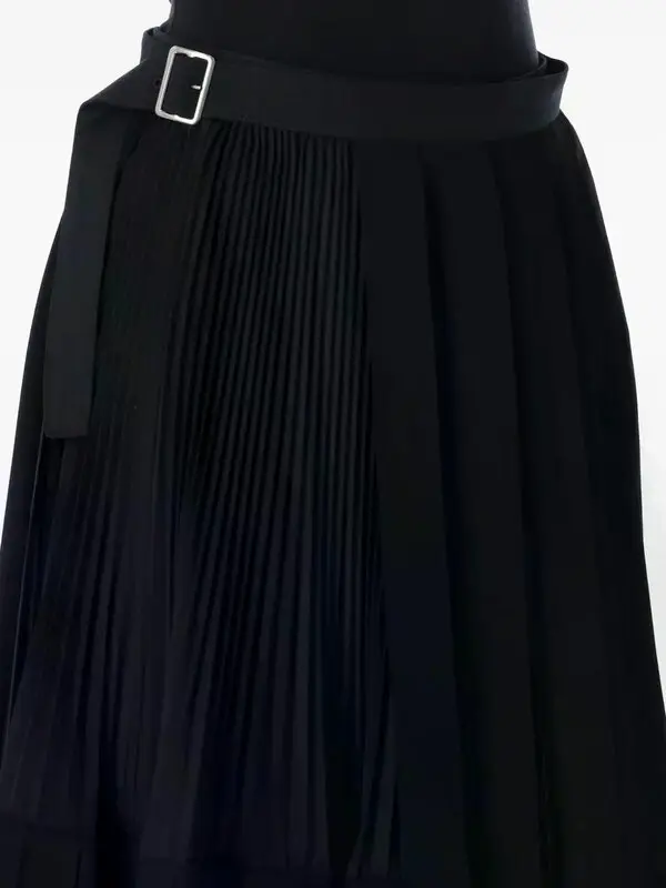 Junya Watanabe Pleated Midi Skirt