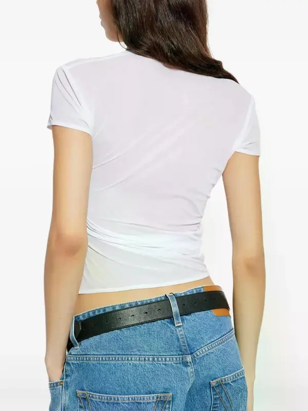 AVAVAV Number-embroidered T-shirt