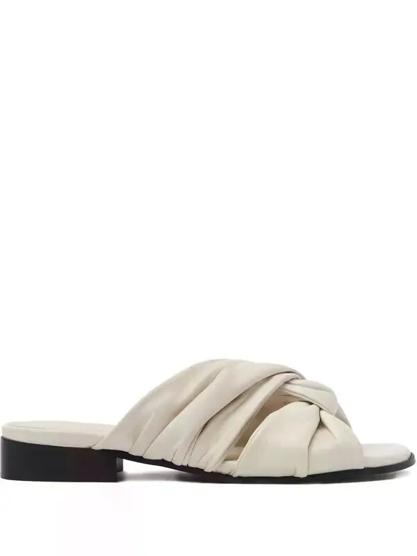 SCAROSSO Bebe Slides - Neutrals