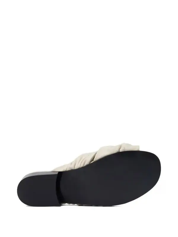 SCAROSSO Bebe Slides - Neutrals