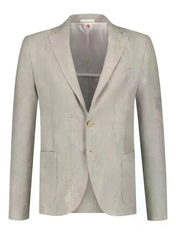 LUIGI BORRELLI Single-breasted Blazer - Neutrals