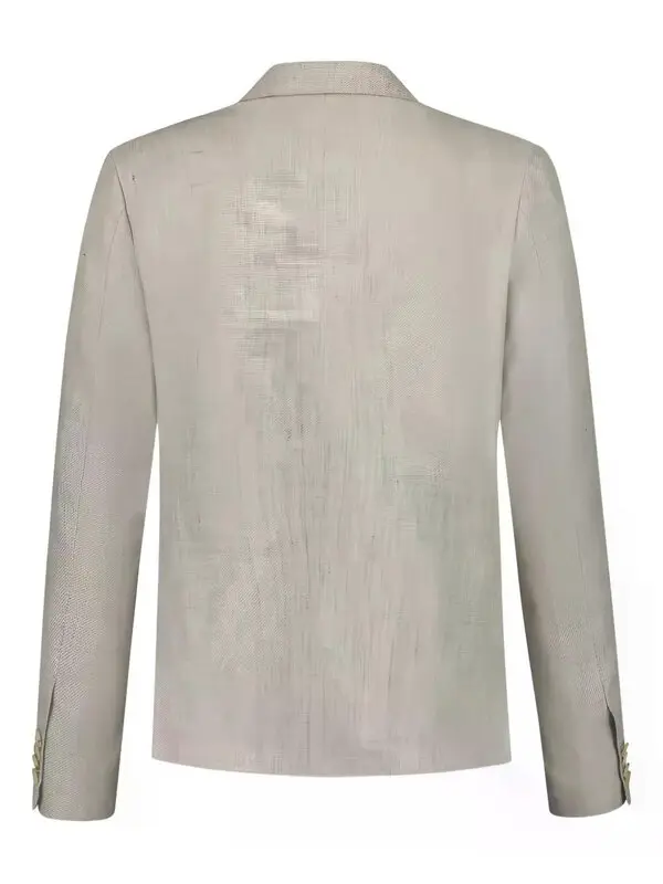 LUIGI BORRELLI Single-breasted Blazer - Neutrals