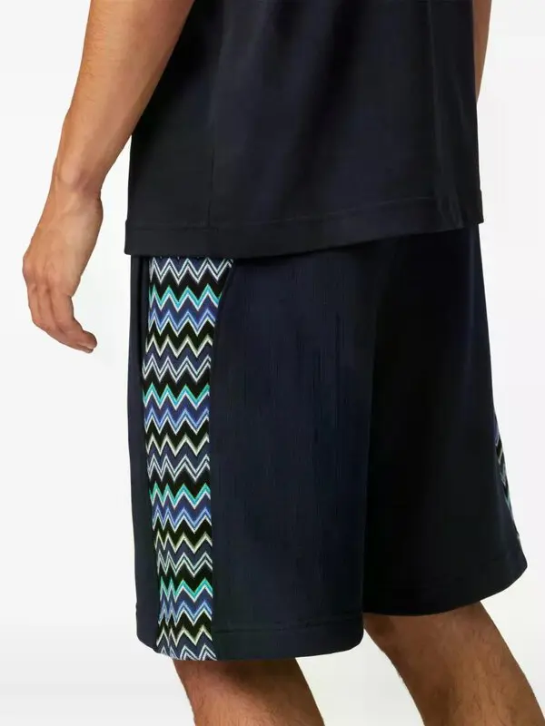 Missoni Zigzag-pattern Shorts - Blue