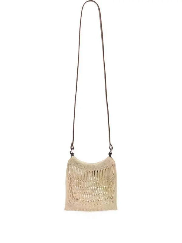 LEMAIRE Mini Filt Net Crossbody Bag - Neutrals