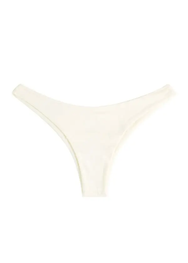 AWAY THAT DAY Lido Undici High Waist Bikini Bottom - Ivory