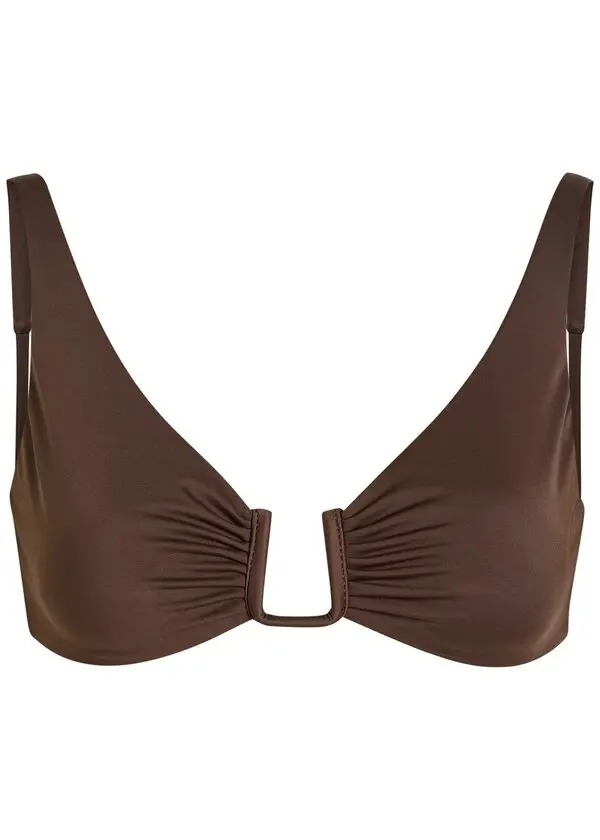AWAY THAT DAY Palma Bikini Top - Chocolate