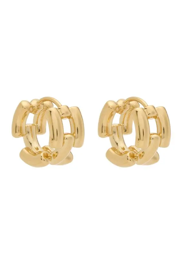 Lié Studio The Johanna 18kt Hoop Earrings - Gold