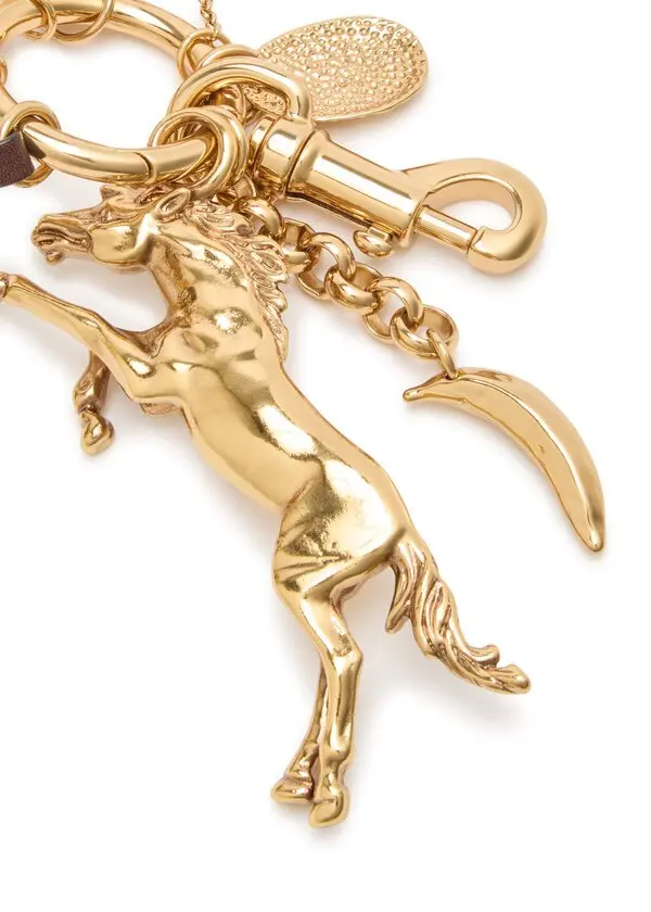 Chloé Pineapple Charm Keyring - Gold