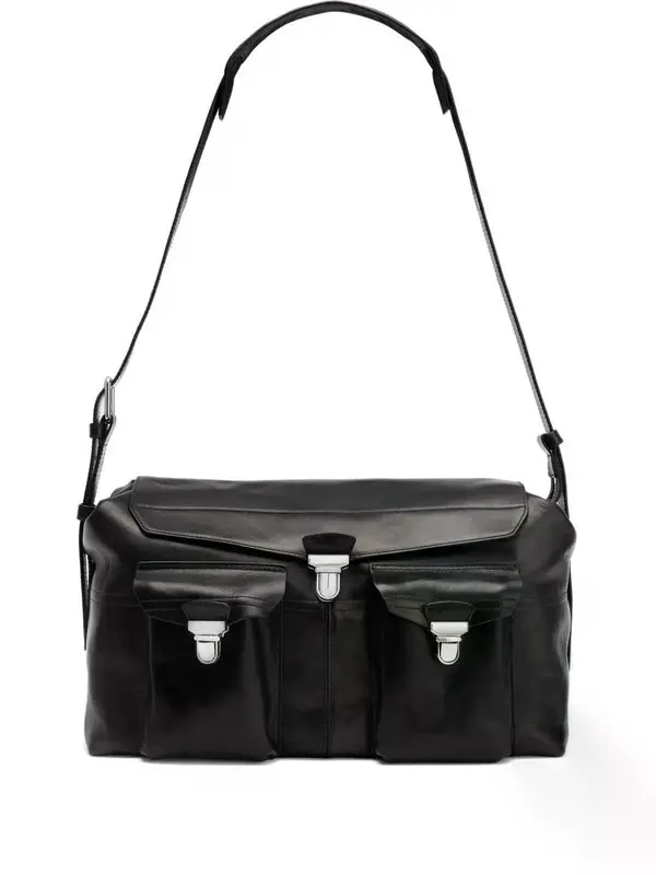 LEMAIRE Week-end Gear Shoulder Bag - Black
