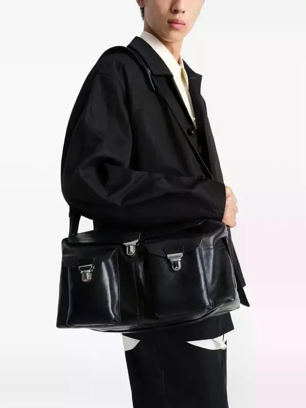 LEMAIRE Week-end Gear Shoulder Bag - Black