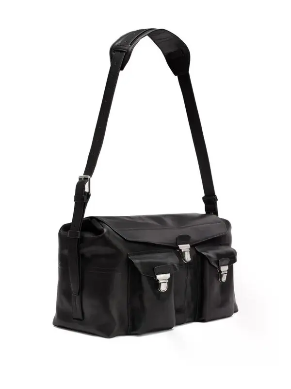 LEMAIRE Week-end Gear Shoulder Bag - Black