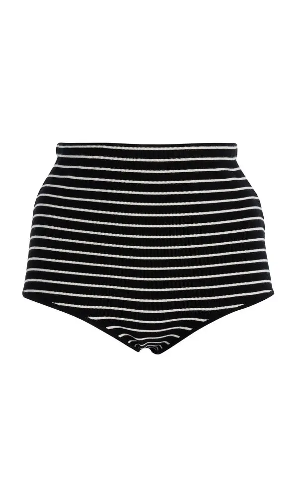 THE FRANKIE SHOP Alissa Knit Briefs - Stripe
