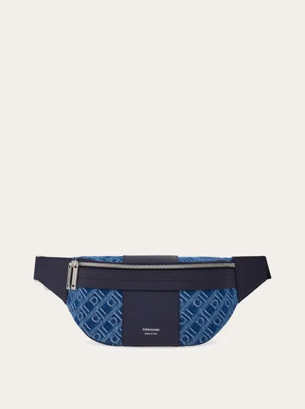 FERRAGAMO Monogram Belt Bag - Blue