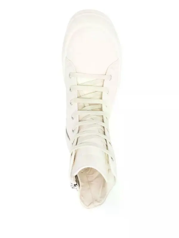 Rick Owens Leather High-top Sneakers