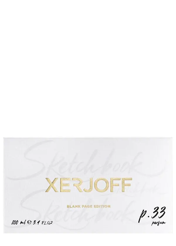 XERJOFF Xj Sketchbook P.33 Blank Parfum