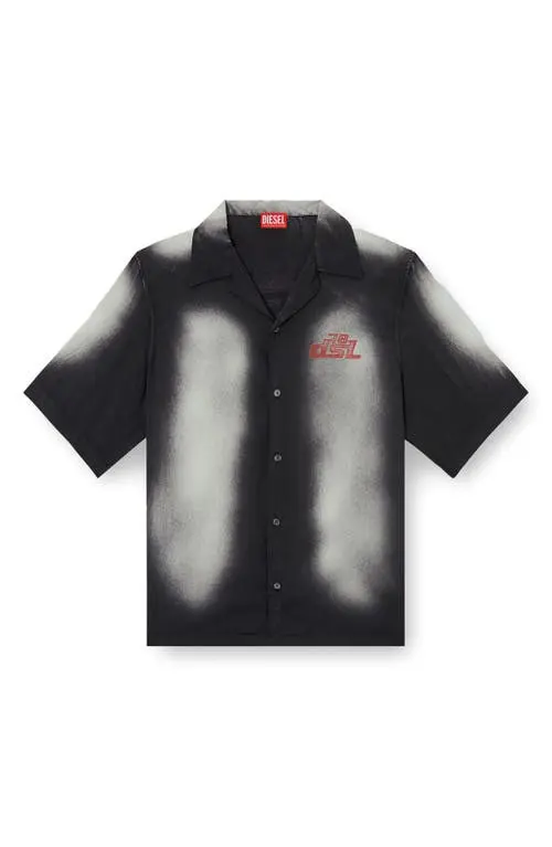 DIESEL® S-elly Camp Shirt - Deep/ Black