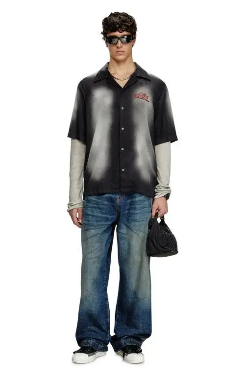 DIESEL® S-elly Camp Shirt - Deep/ Black