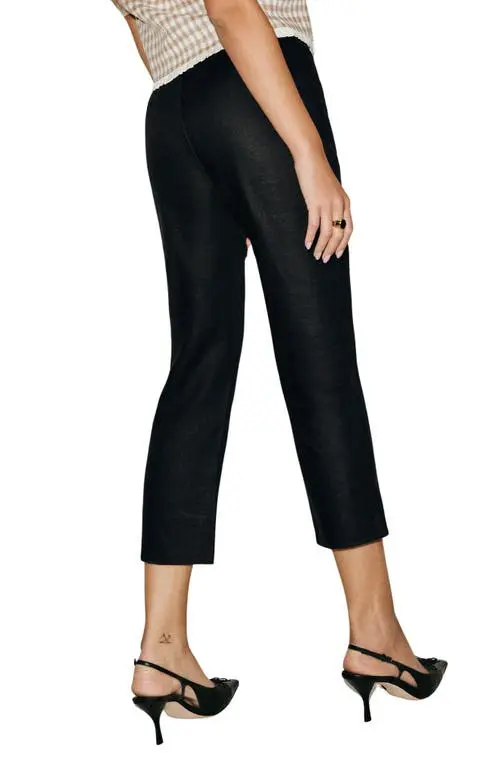 REFORMATION Petra Low-rise Pedal Pusher Pants